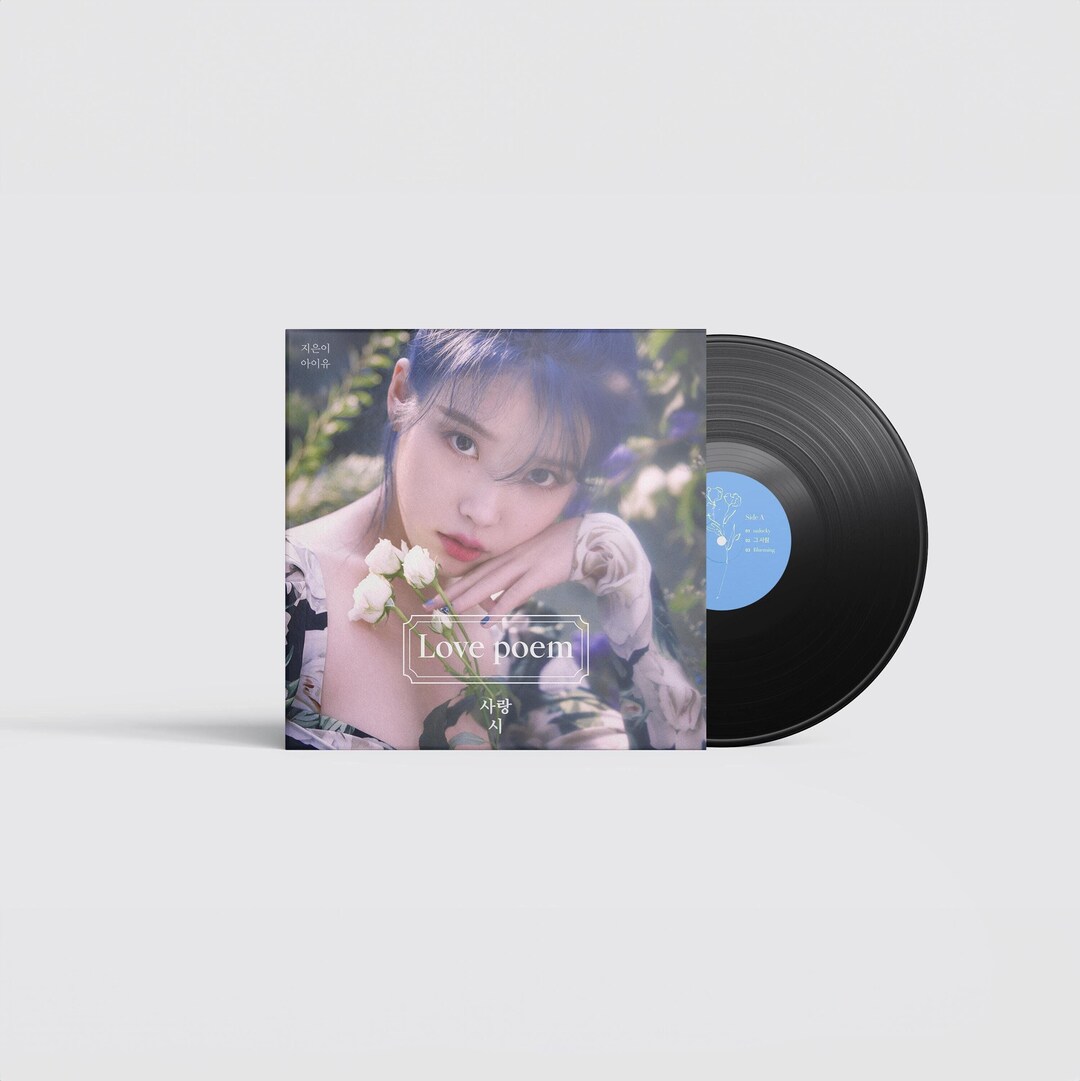 IU Love Poem in 12 Vinyl Record K-POP Collection Free Fast Shipping ...
