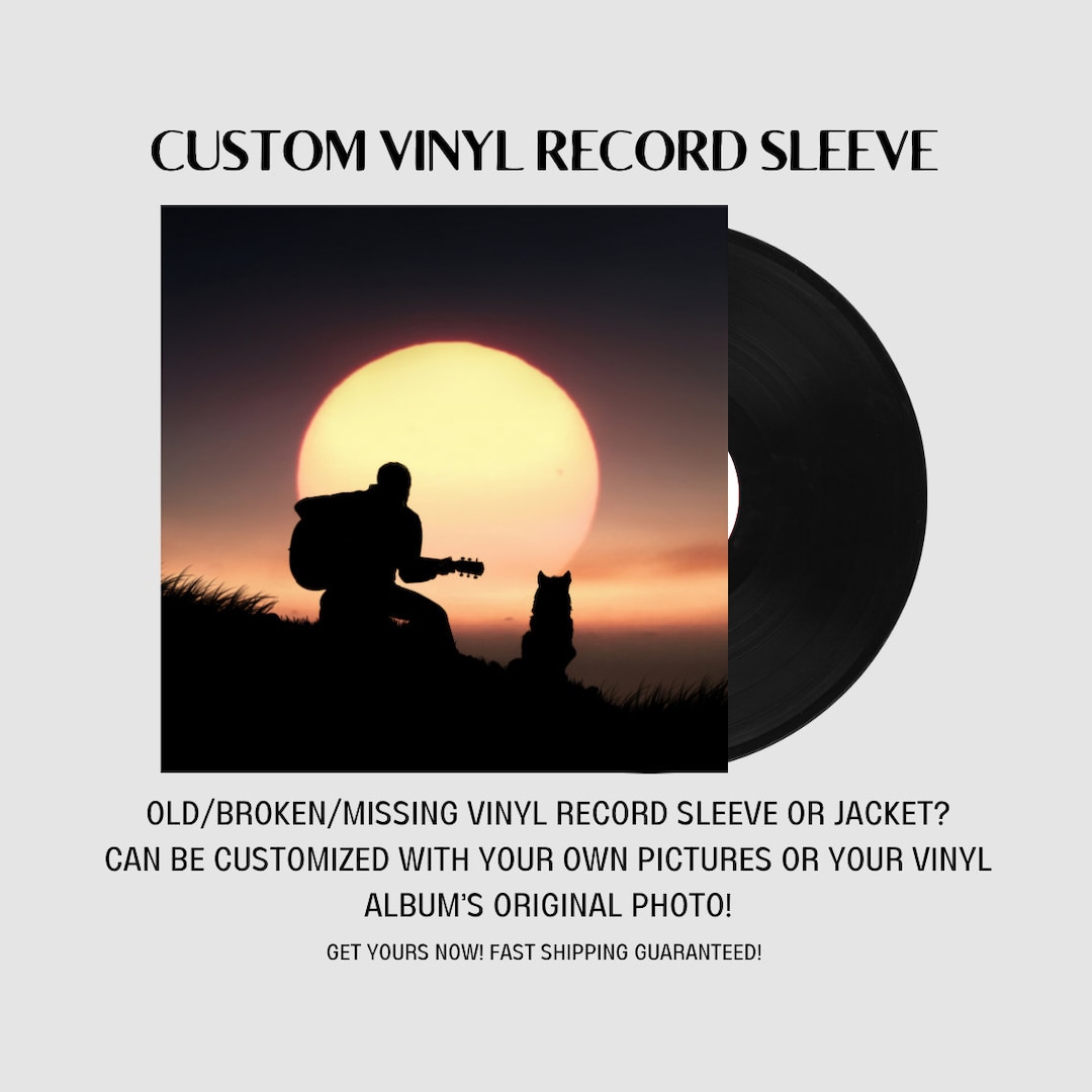 Personalized Vinyl Record Sleeve or Jacket With Your Photos Perfect for ...