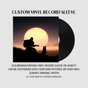 Personalized Vinyl Record Sleeve or Jacket With Your Photos Perfect for ...