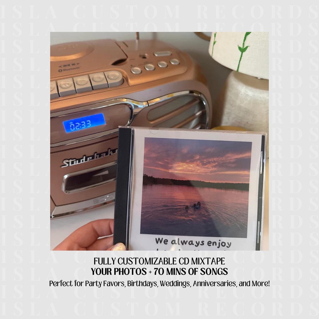 Custom CD Mixtape, Personalized Music Mix (70 Min) - Etsy