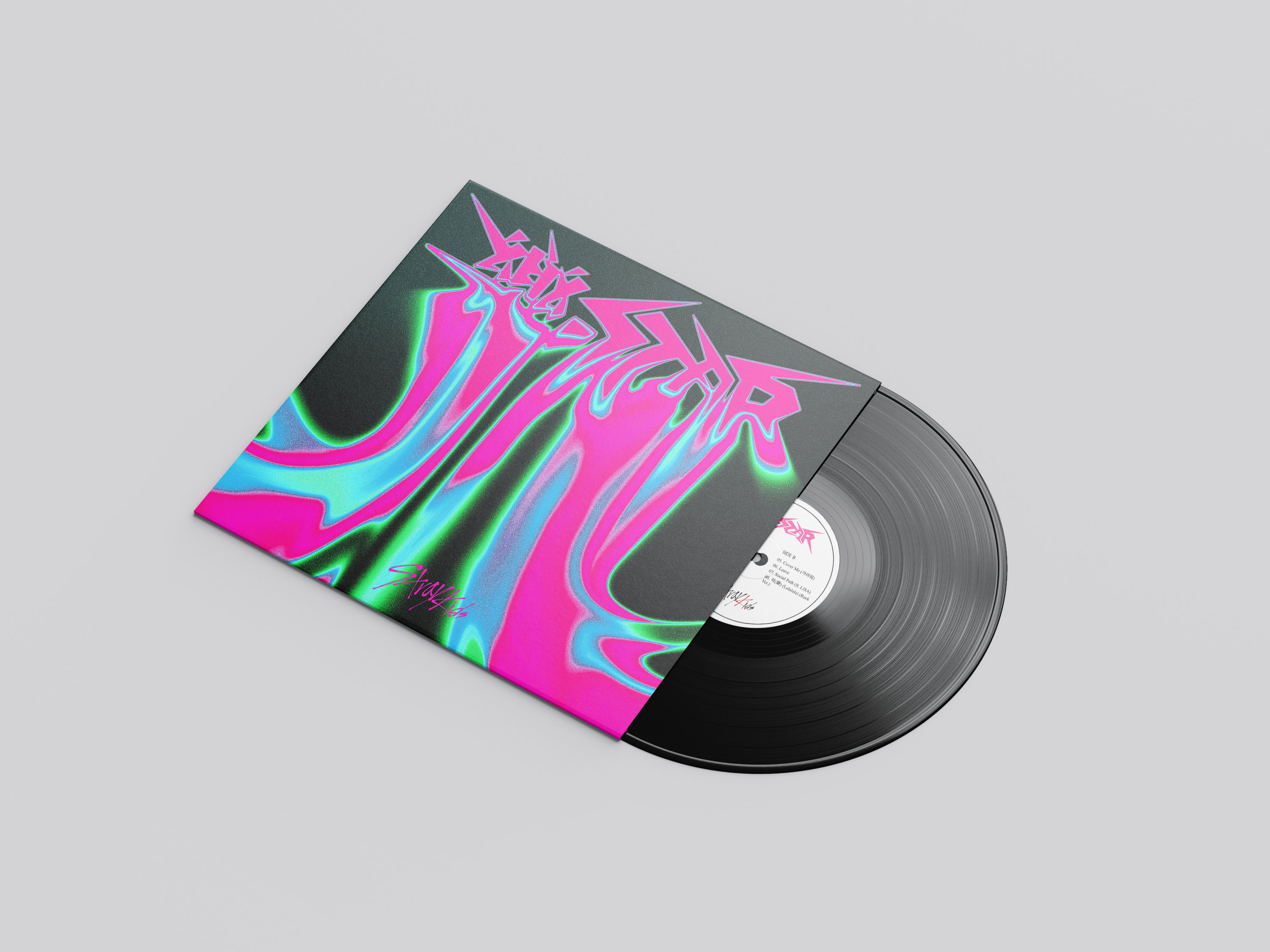 STRAY KIDS Rock-star Album in 12 Vinyl Classic Black Vinyl Record K-POP ...