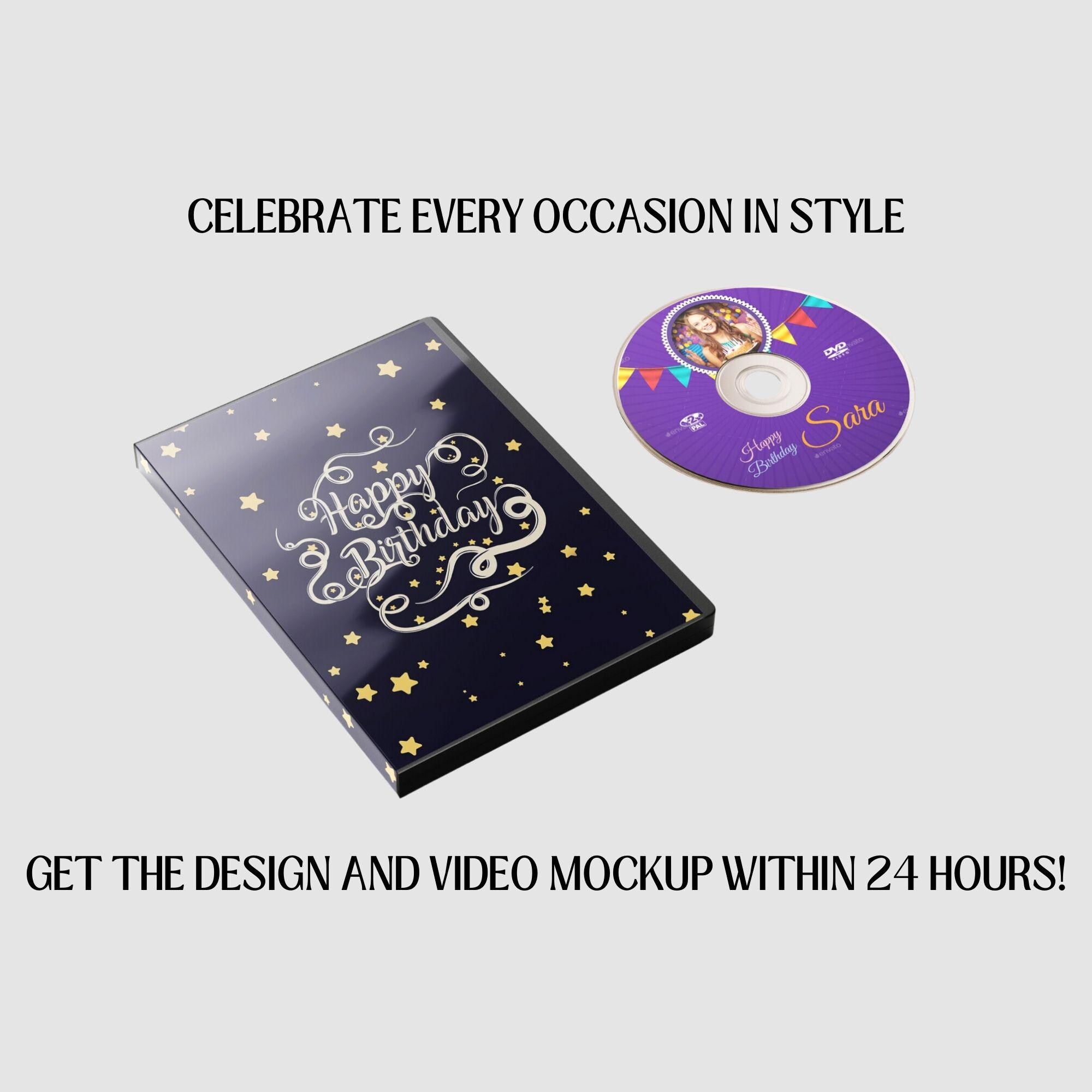 Custom Photo & Video DVD With Case, Birthday, Wedding, Prenup ...