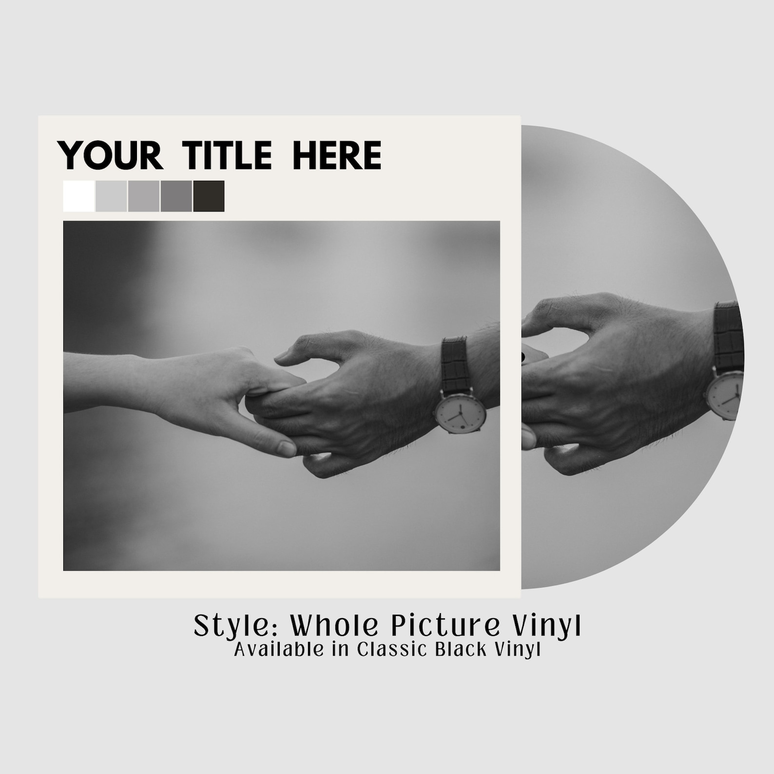 12" Custom Vinyl Record LP - Your Photos With 40 Mins of Music and ...