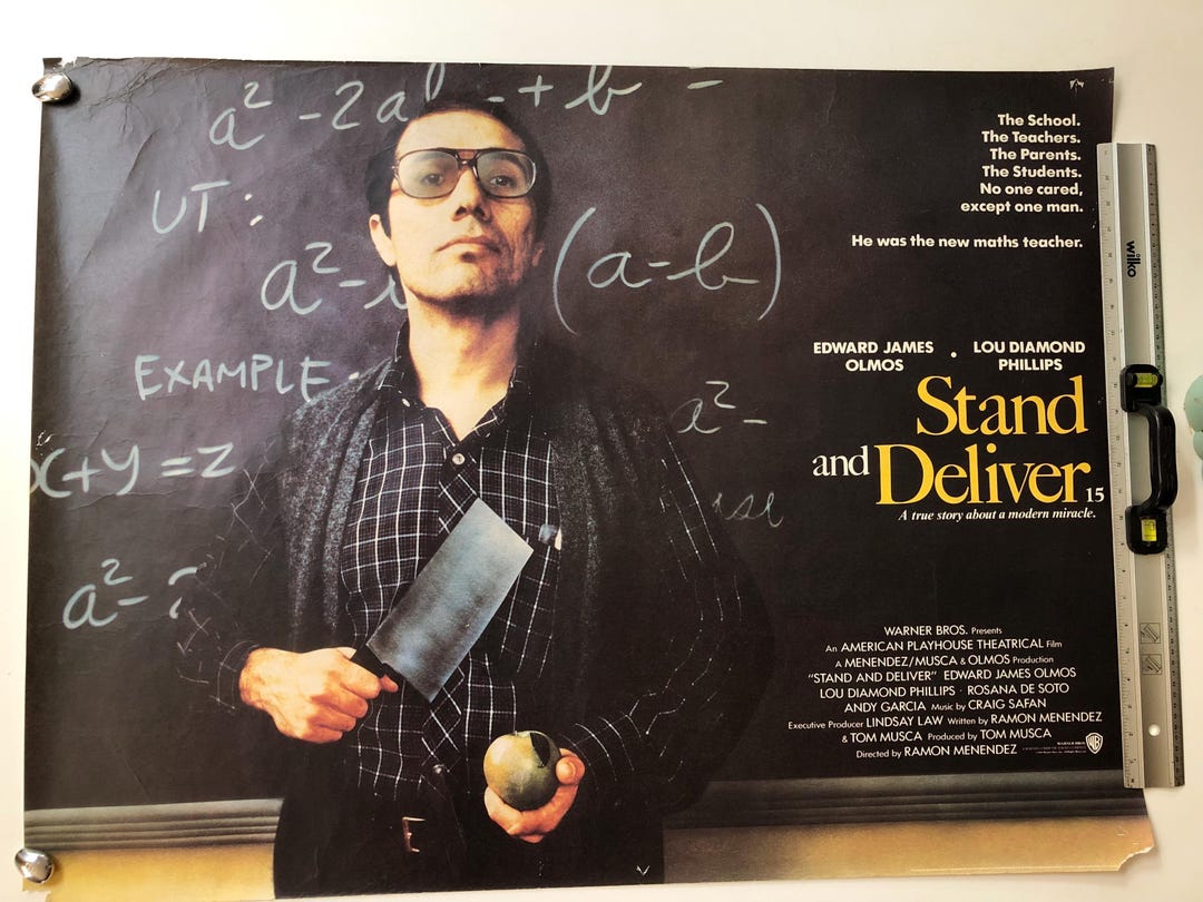 Stand and Deliver (1988) Original Vintage Rolled British Quad Film ...