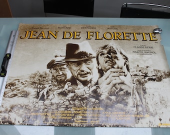 Original 1986 Jean De Florette Belgian Movie Poster Yves Montad Gerard ...