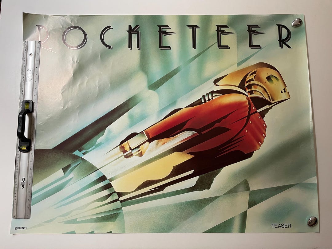 The Rocketeer (1991) Original Vintage British Teaser Advance Quad Film ...