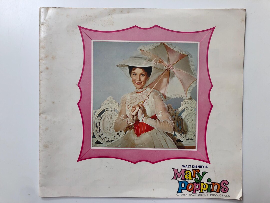 Walt Disney Mary Poppins (1964) Original Japanese Souvenir Program ...
