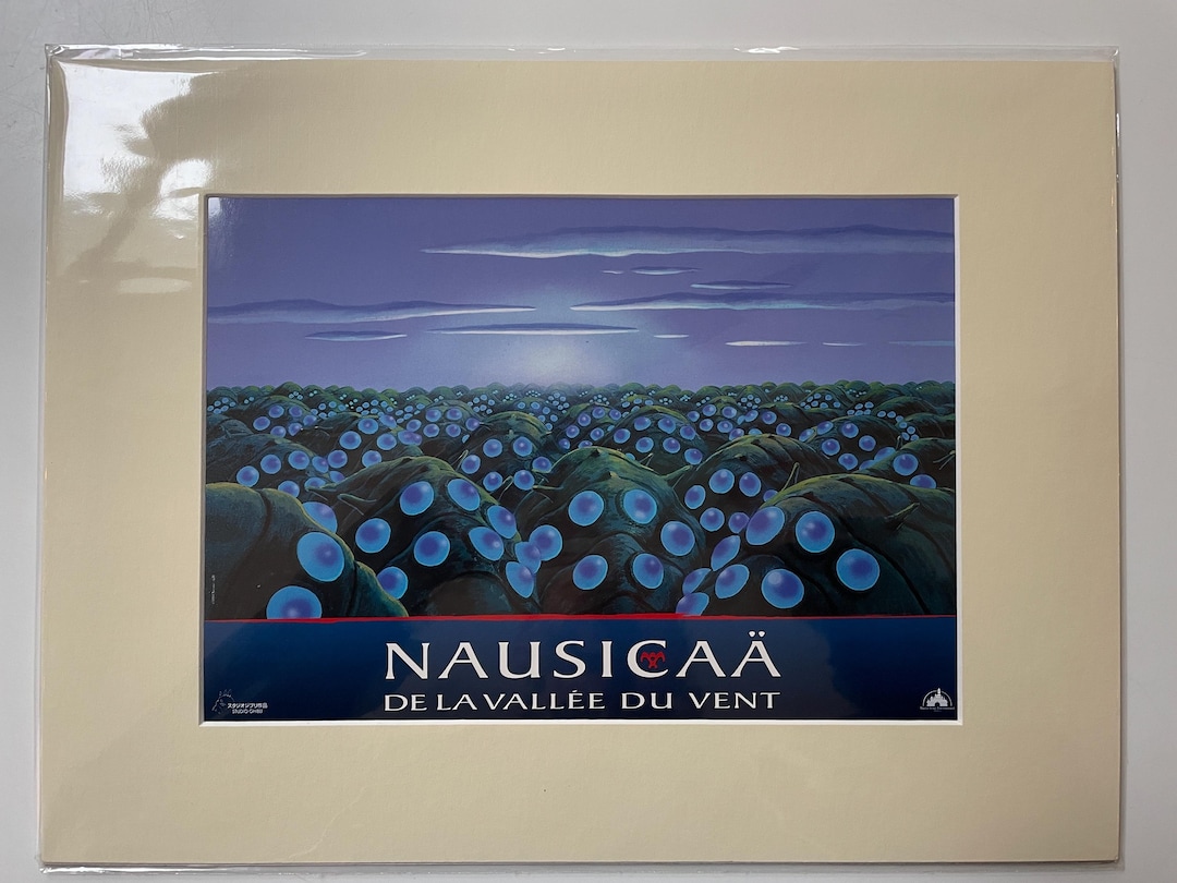 Original Vintage Studio Ghibli Nausicaa of the Valley of the Wind French Lobby Card Colour FOH ...