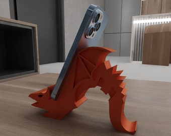 Dolphin Phone Stand or Holder for Accessories With 3D Stl Files, 3D ...