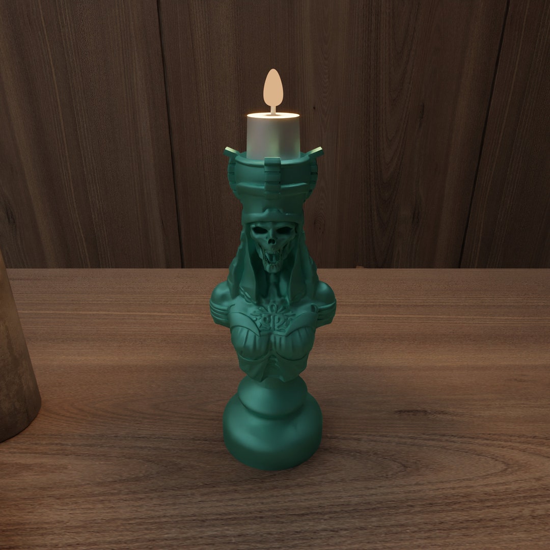 Mummy Candle Holder With 3D Stl Files, 3D Print Model , Digital ...