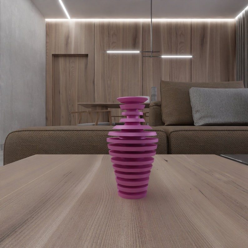 Vase With 3D Stl Files, Plant Pot STL File, Decorative Vase, Flower ...