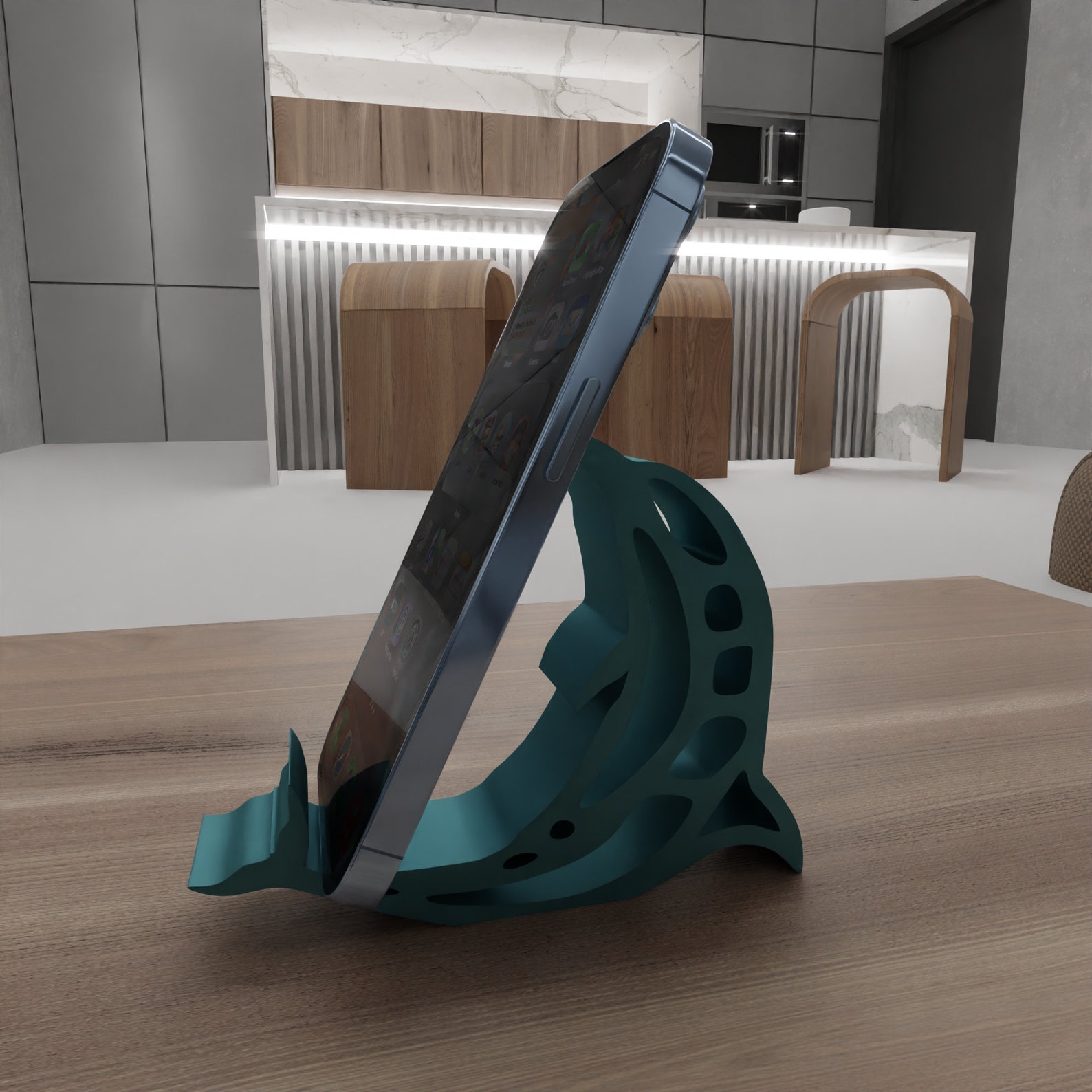 Dolphin Phone Stand or Holder for Accessories With 3D Stl Files, 3D ...