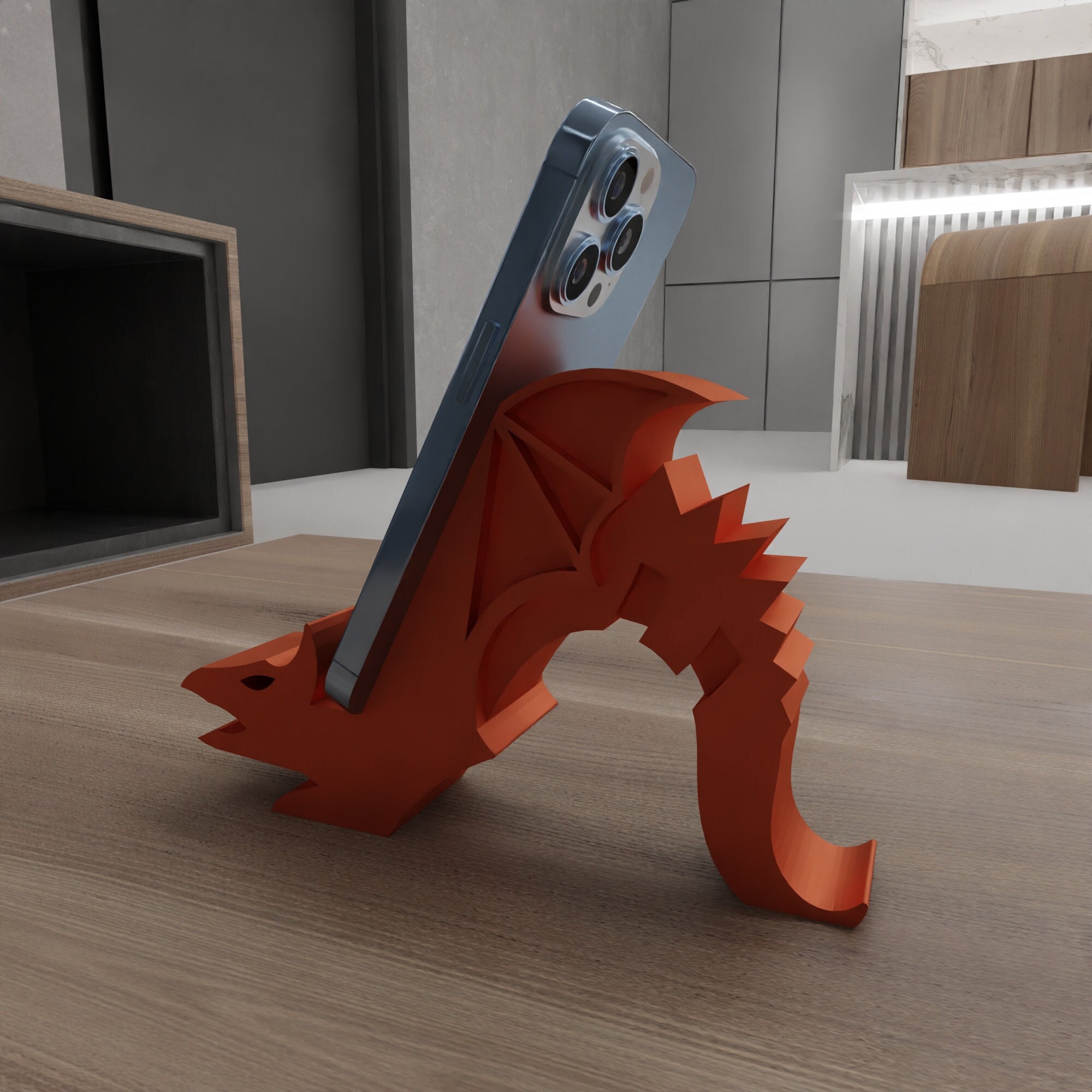 Dragon Phone Stand or Holder for Accessories With 3D Stl Files, 3D ...