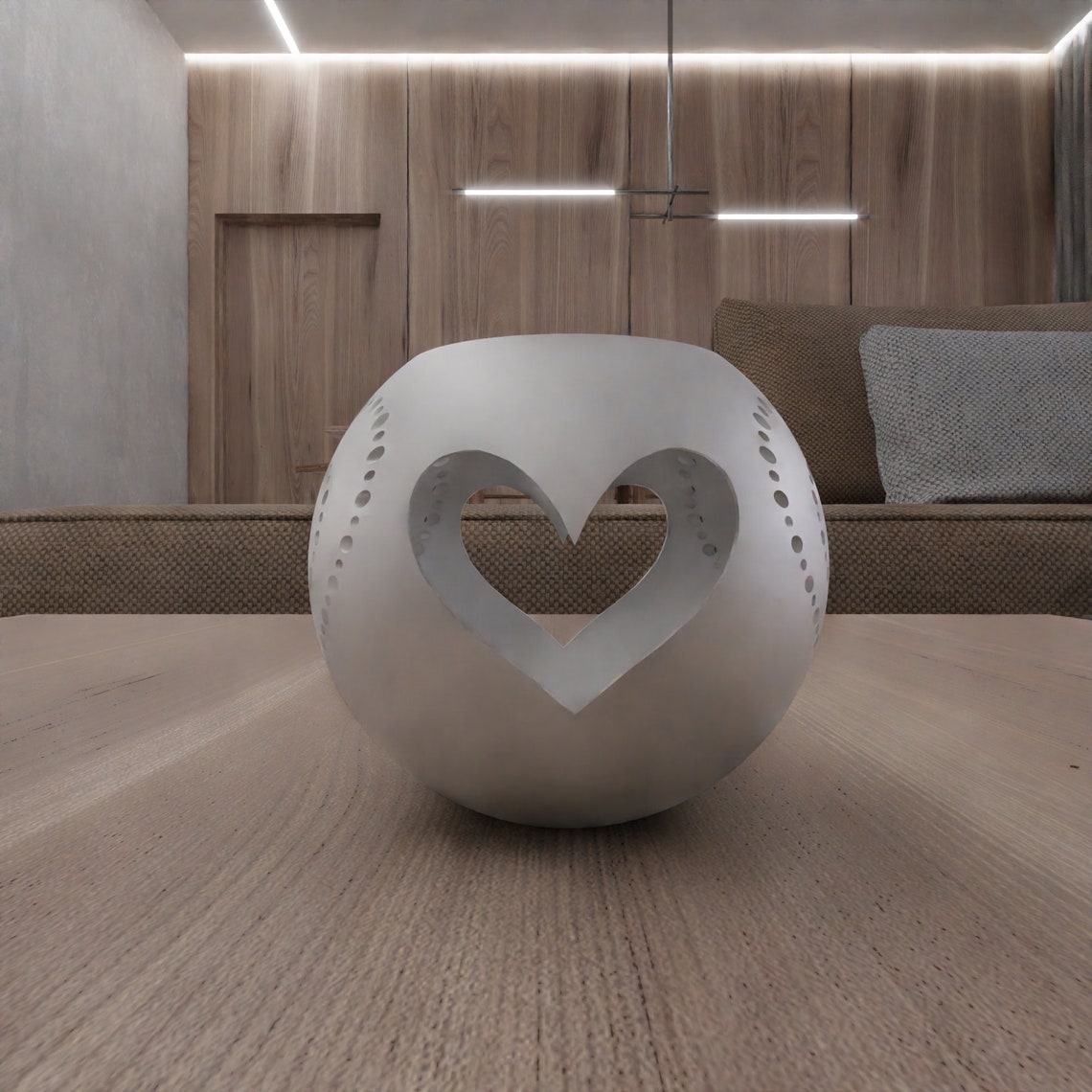 Heart Holder With 3D Stl Files, 3D Print Model , Digital Download, 3D ...