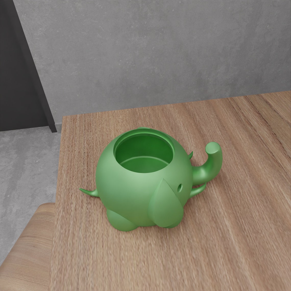 3D Elephant Holder With 3D Print Stl File,holder, 3D Home Decor, Mini ...