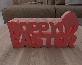 3D Happy Easter Decor With 3D Stl Files,home Decor, 3D Print, Easter ...