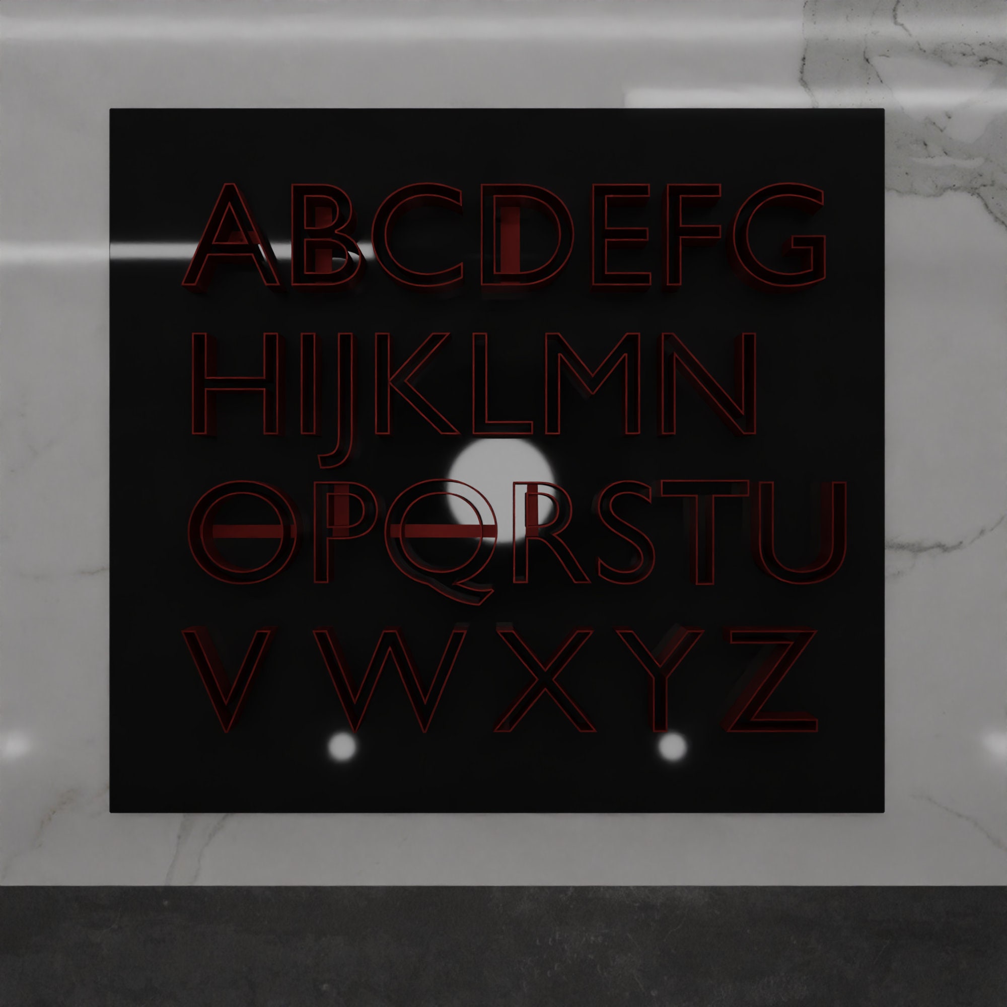 Alphabet Symbols Set Cookies Cutter Set With 3D Stl Files, 3D Printing ...