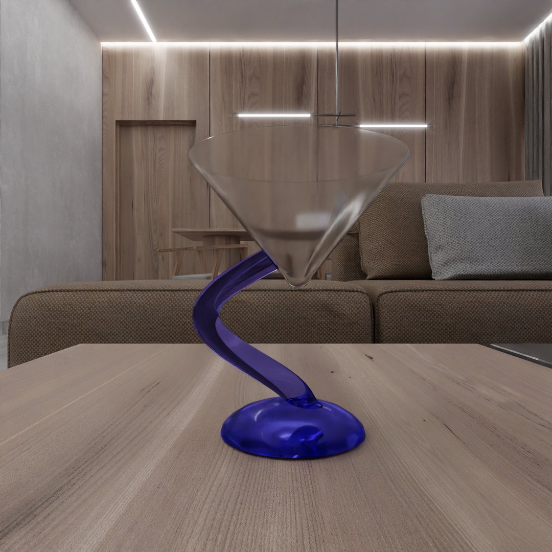 3D Glass Decor With Stl File & Printing, Wine Glass, Glass Gift, 3D ...