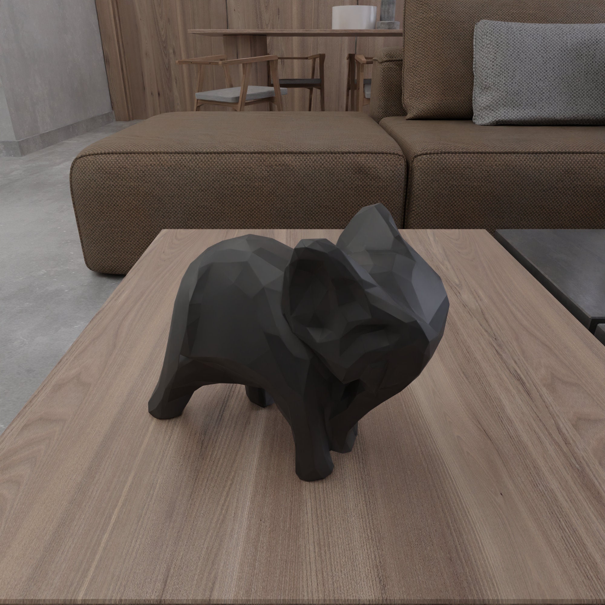 3D Elephant Decor and Kids Toy With Stl Files & Animal Print, 3D Figure ...