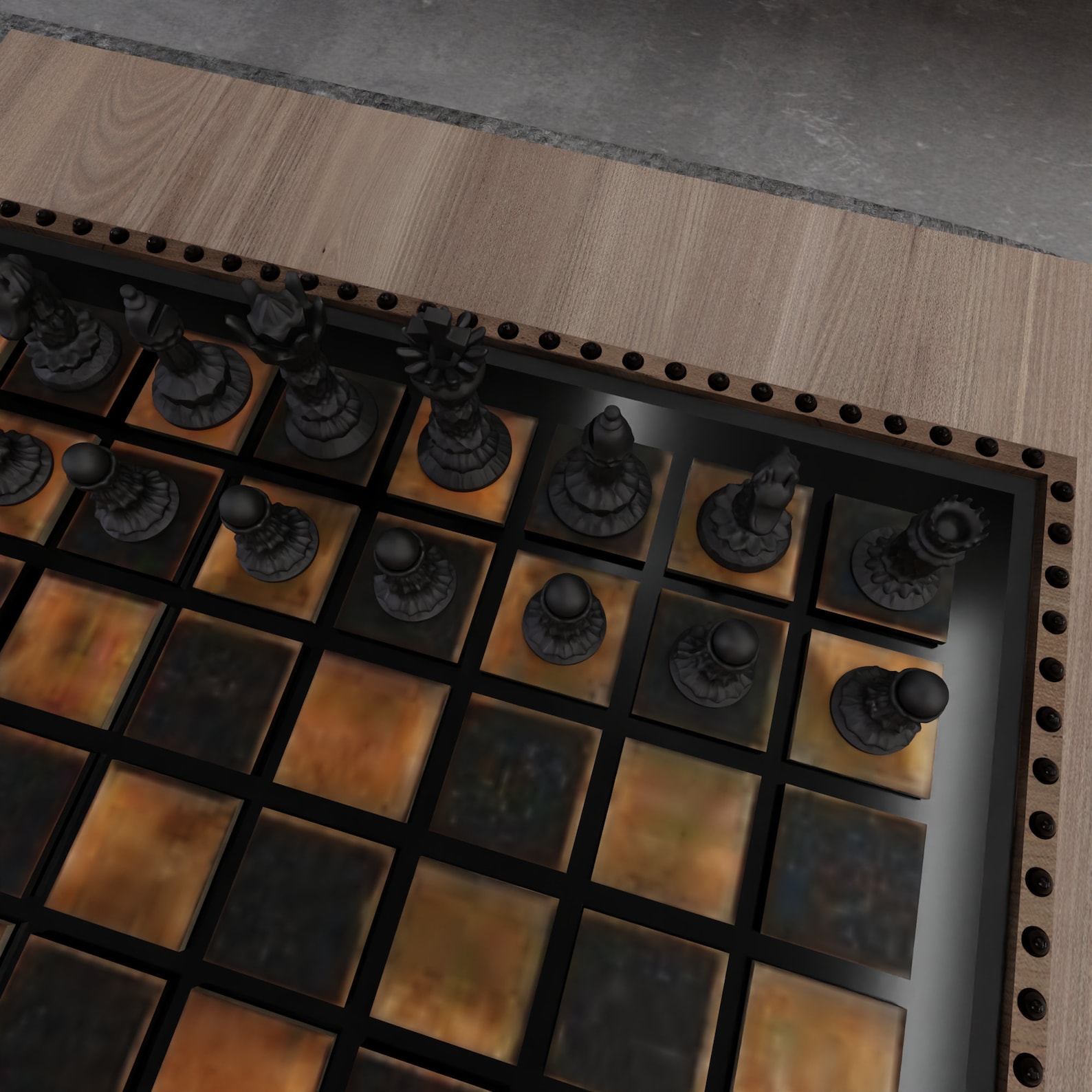 Chess Pieces, 3D STL File for Chess Pieces, Chess Model, Digital ...