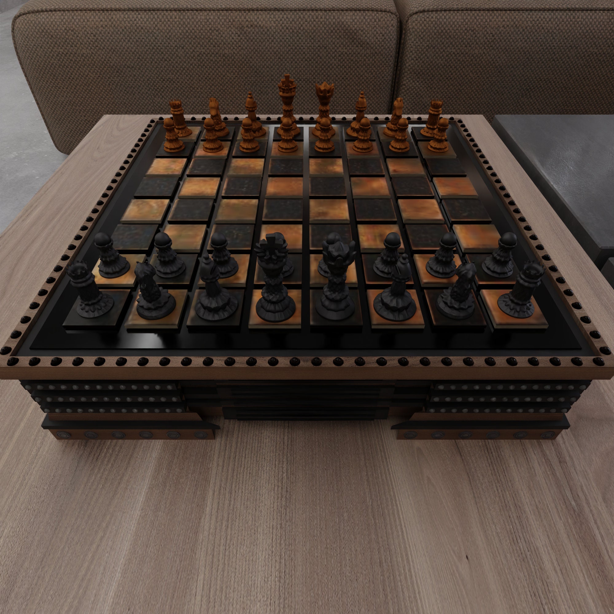 Chess Pieces, 3D STL File for Chess Pieces, Chess Model, Digital ...