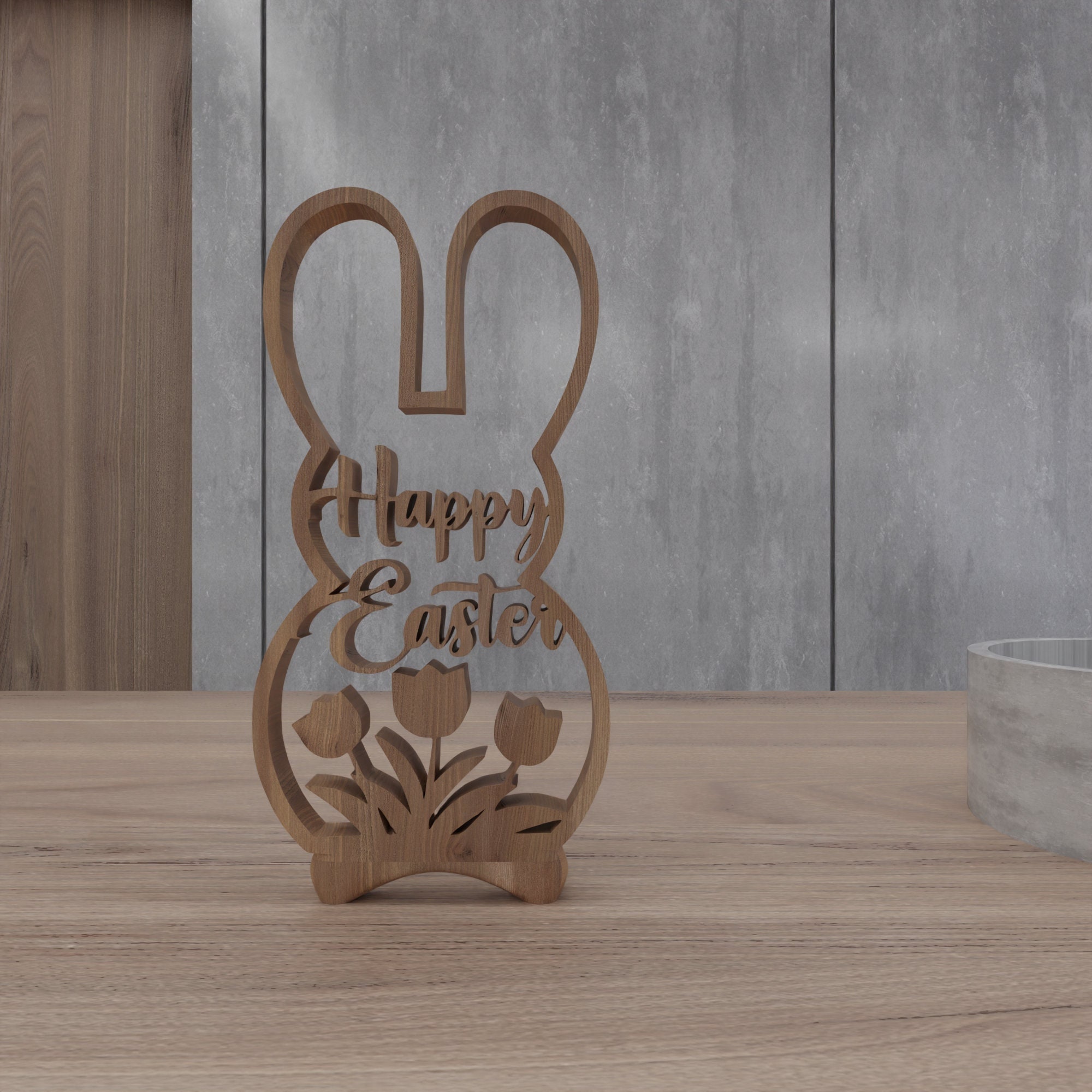 3D Happy Easter Decor With 3D Stl Files,home Decor, 3D Print, Easter ...