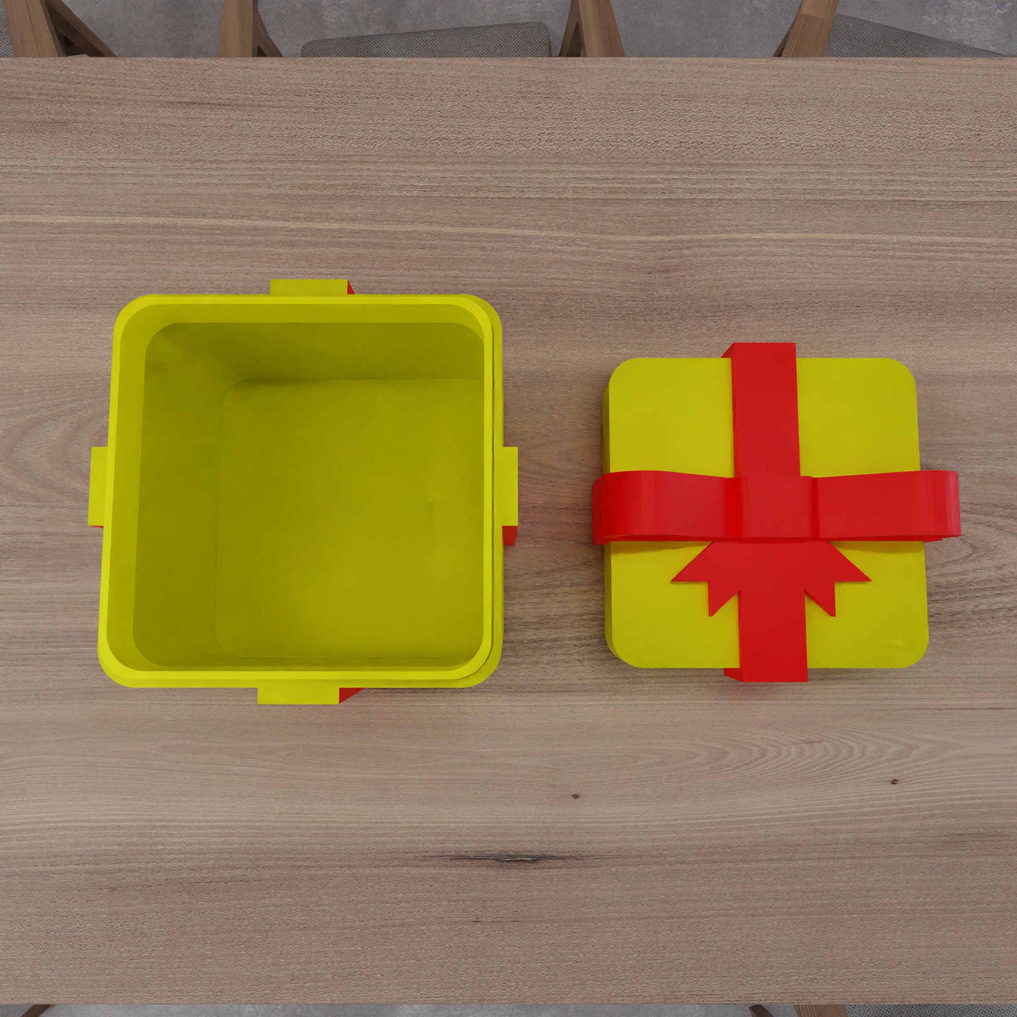 Gift Box Stl File, Printable Stl File for 3d Printers, Home Decoration ...