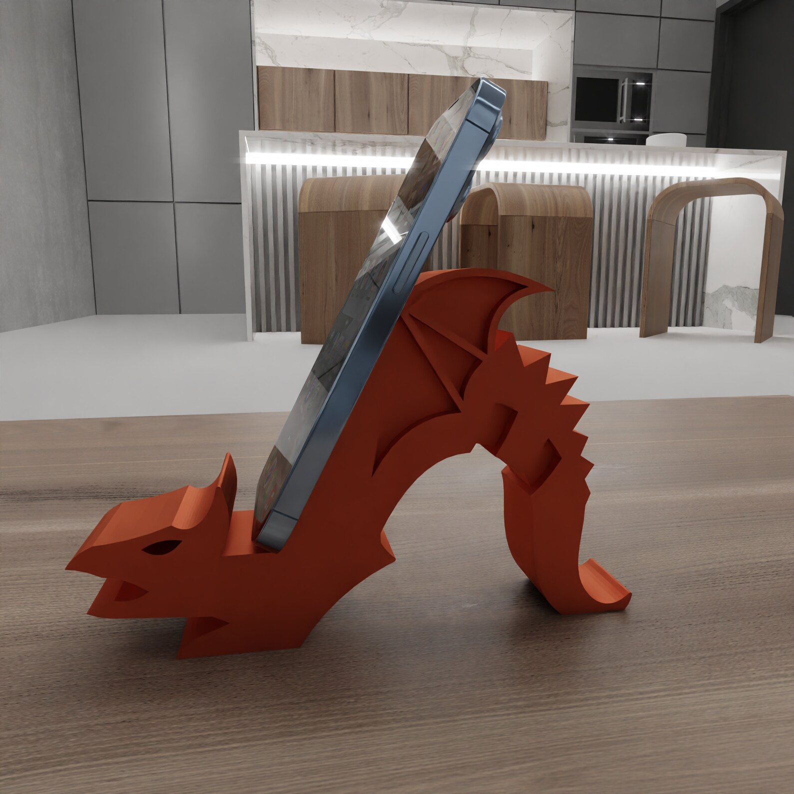 Dragon Phone Stand or Holder for Accessories With 3D Stl Files, 3D ...