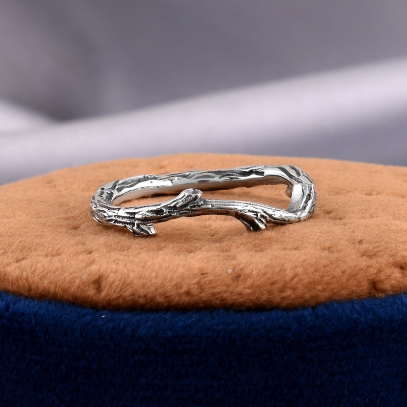 Tree Branch Ring, Sterling Silver Twig Engagement Ring, Promise Rings ...