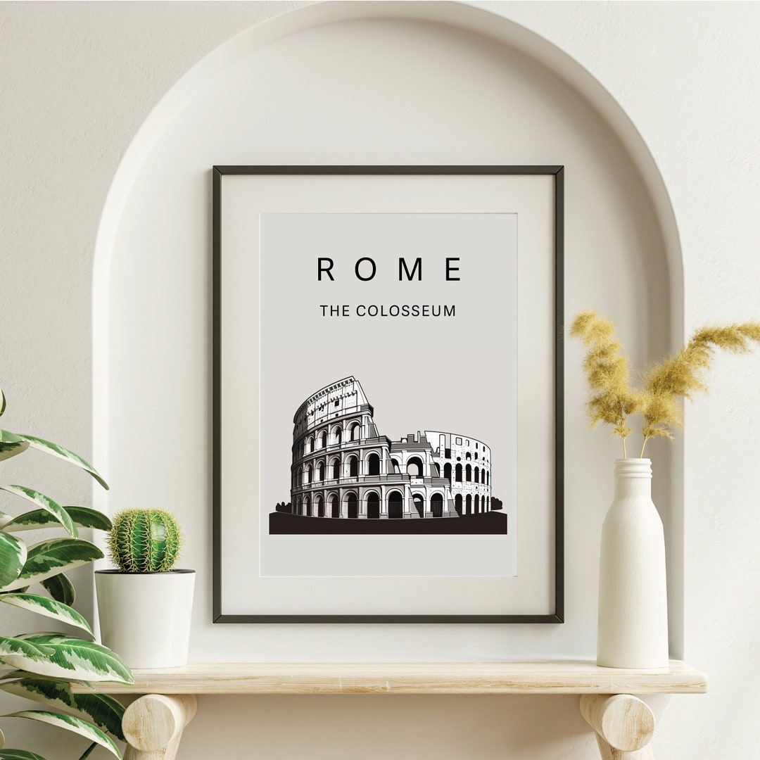 Rome the Colosseum Print | Printable Wall Art | Italy Prints | Italy ...