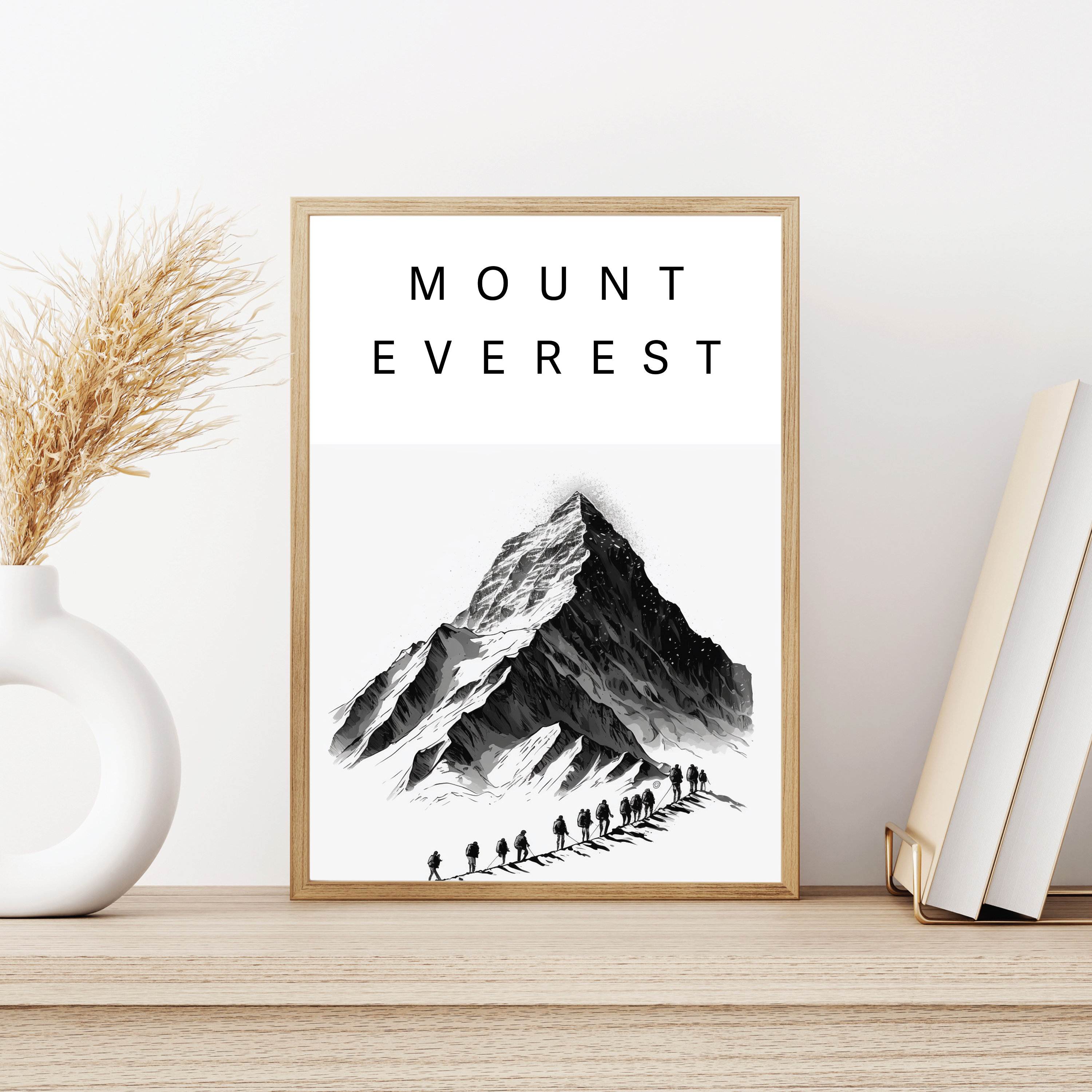 Mount Everest Mt Everest Himalaya Wall Decor Mount Everest Print ...