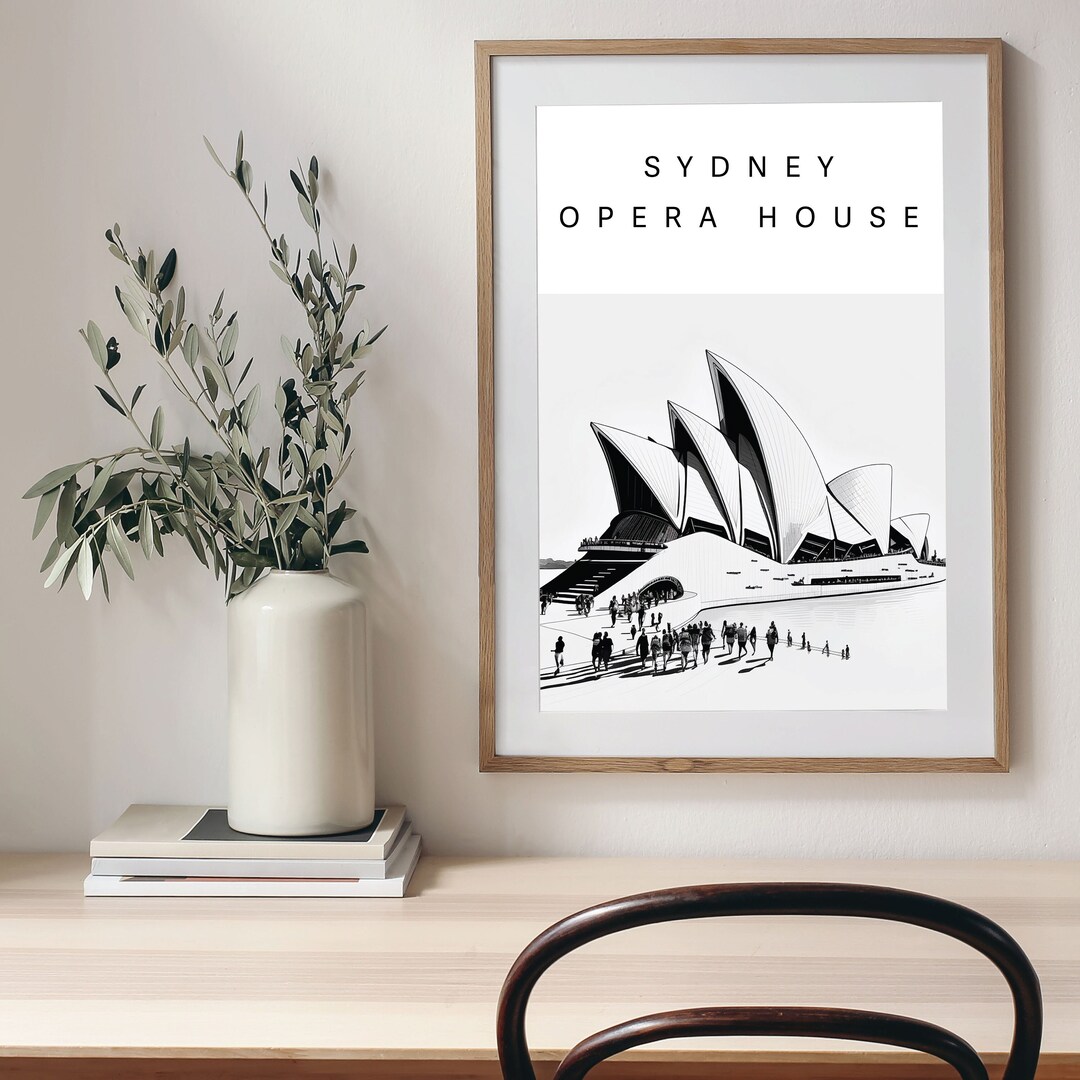 Sydney Opera House Prints | Printable Wall Art | Australia Prints ...