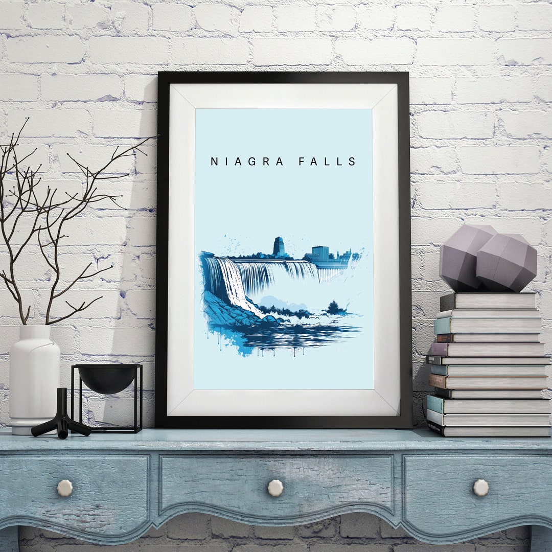 Niagara Painting | Niagara Falls Print | Niagara Falls Decor | Niagara ...