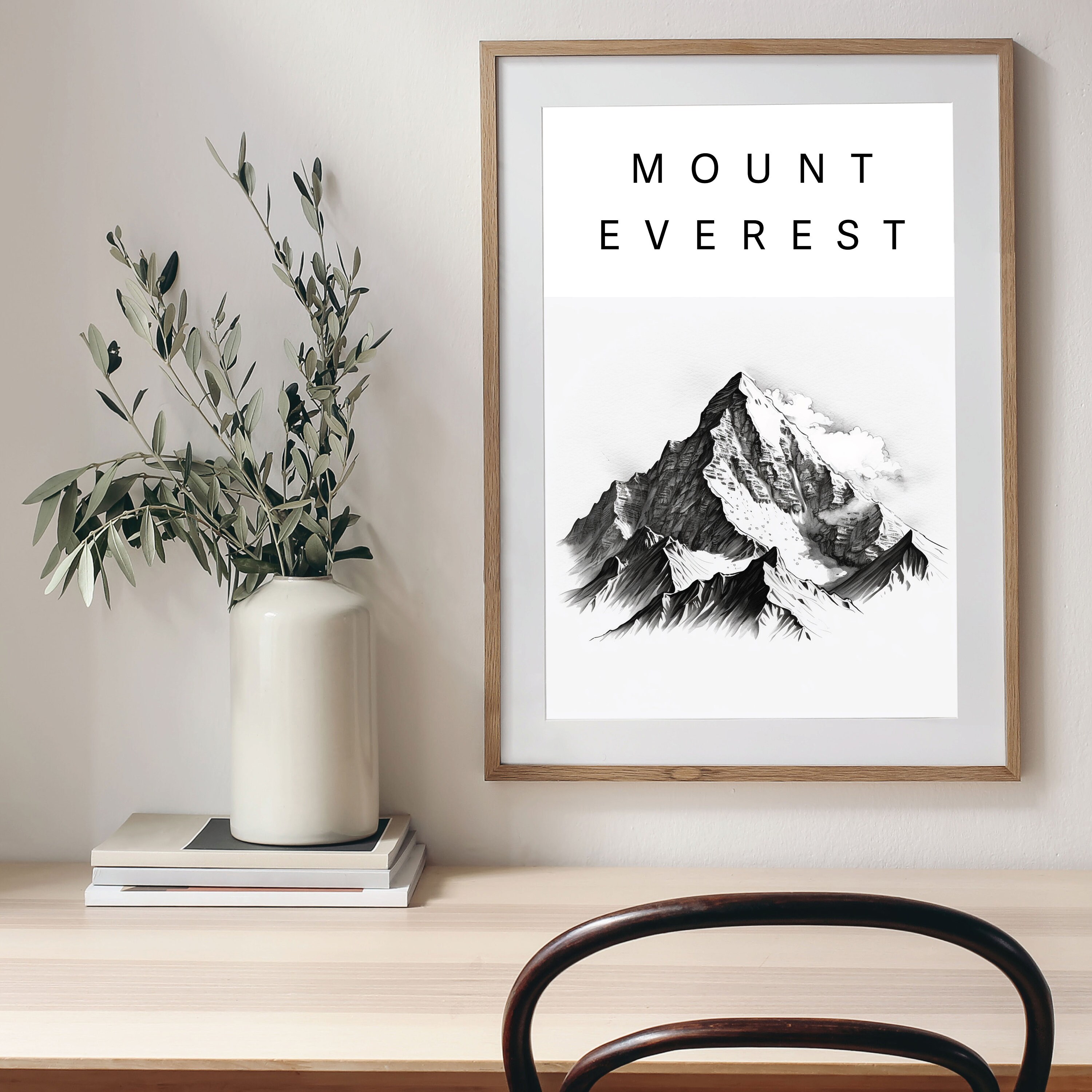 Mount Everest | Mt Everest | Himalaya Wall Decor | Mount Everest Print ...