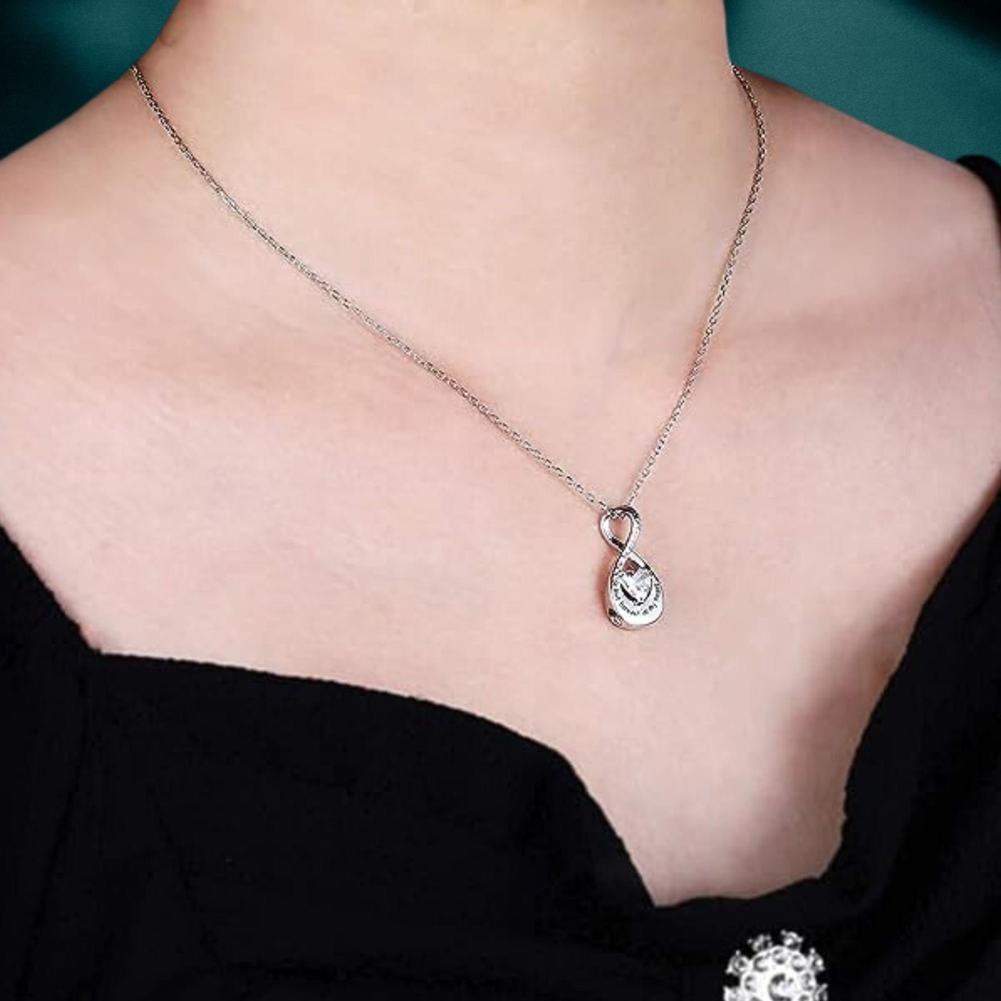 Infinity Urn Necklace Cremation Jewelry Urn Necklace for Ashes ...