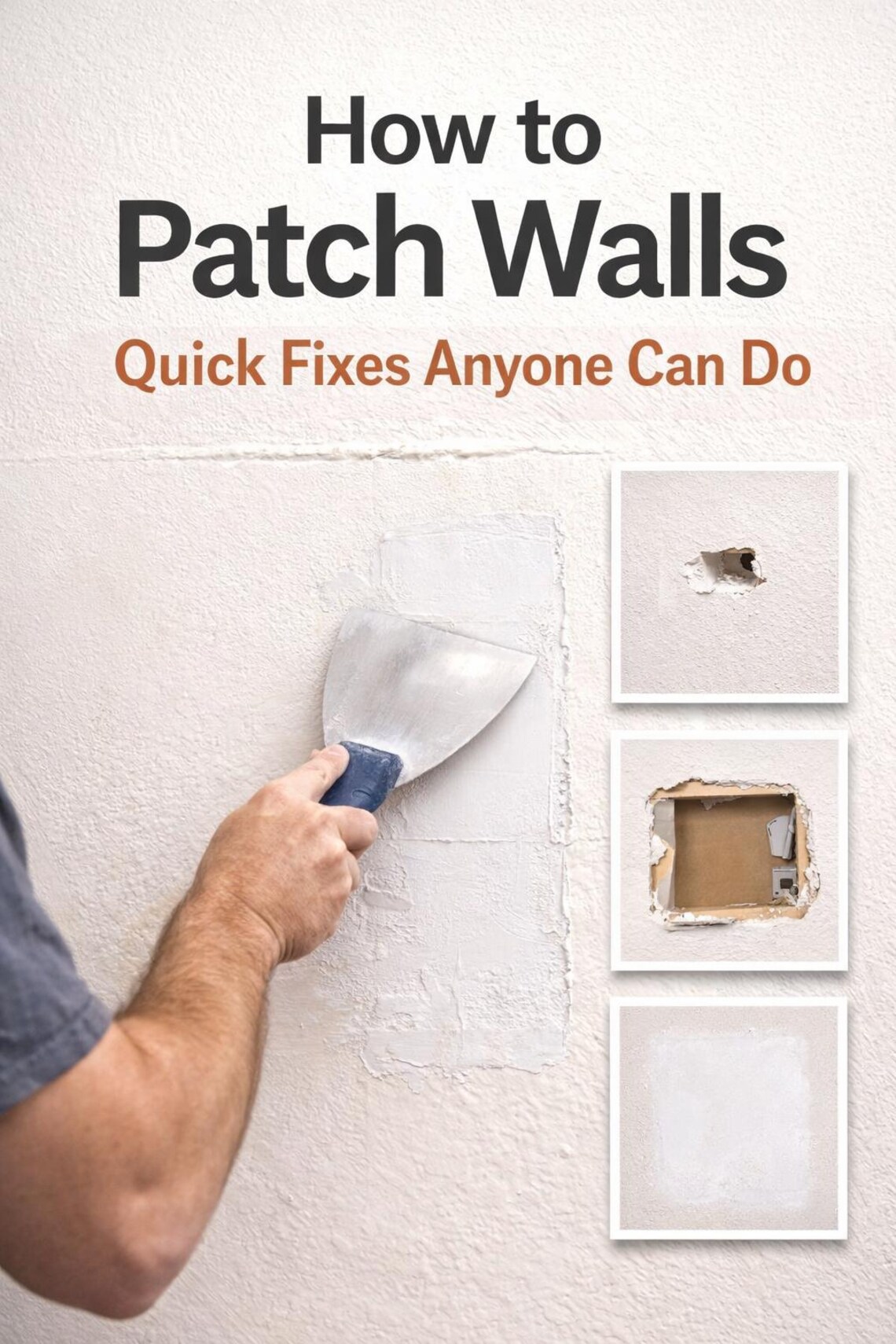Learn How to Patch Walls – Simple DIY Fixes for Holes & Cracks ...