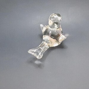 Vintage Glass Paperweight Bird - Etsy