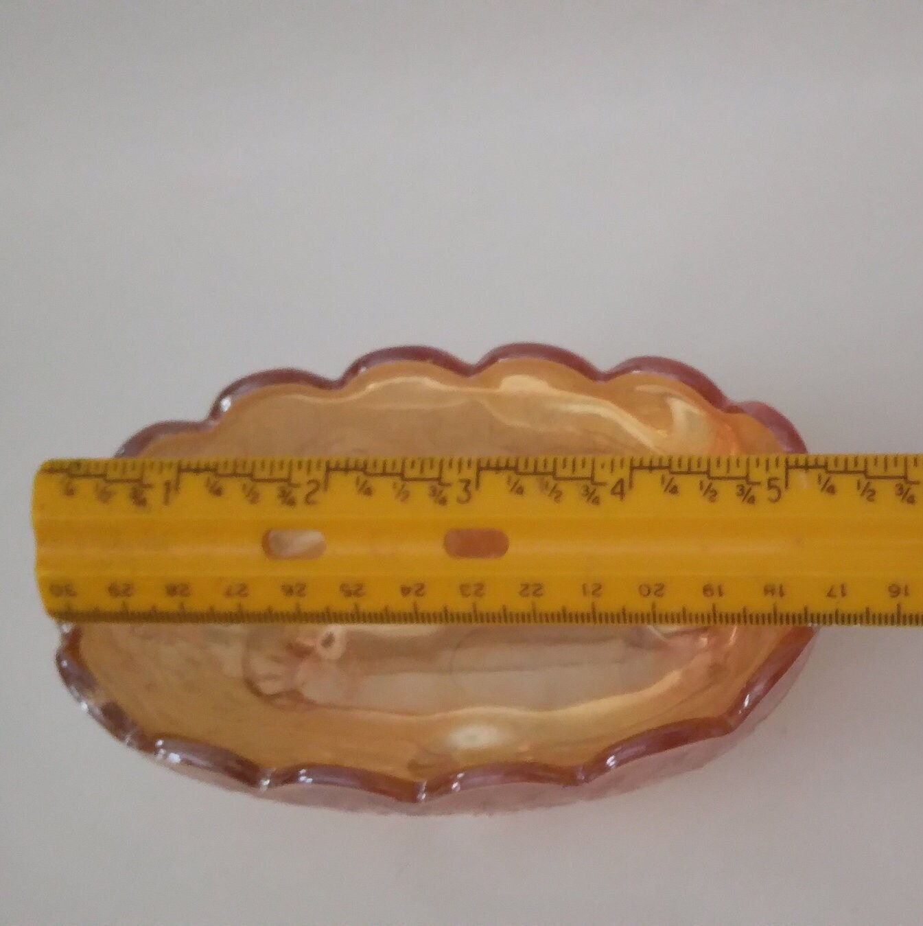 Vintage Carnival Glass Amber Candy Dish Bowl - Etsy