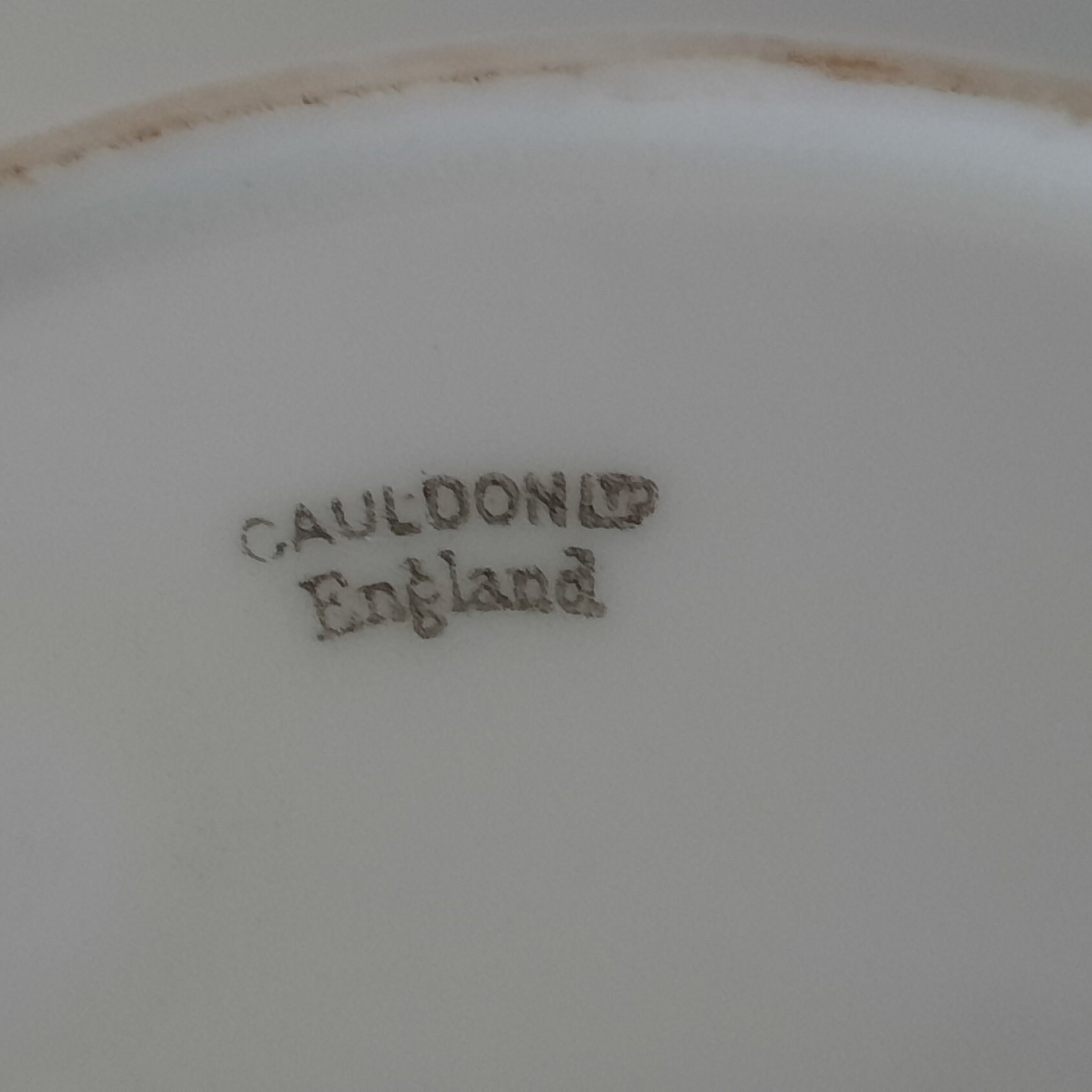 Vintage/antique Cauldon England Charles R Lynde Dome Lid Cover Butter ...