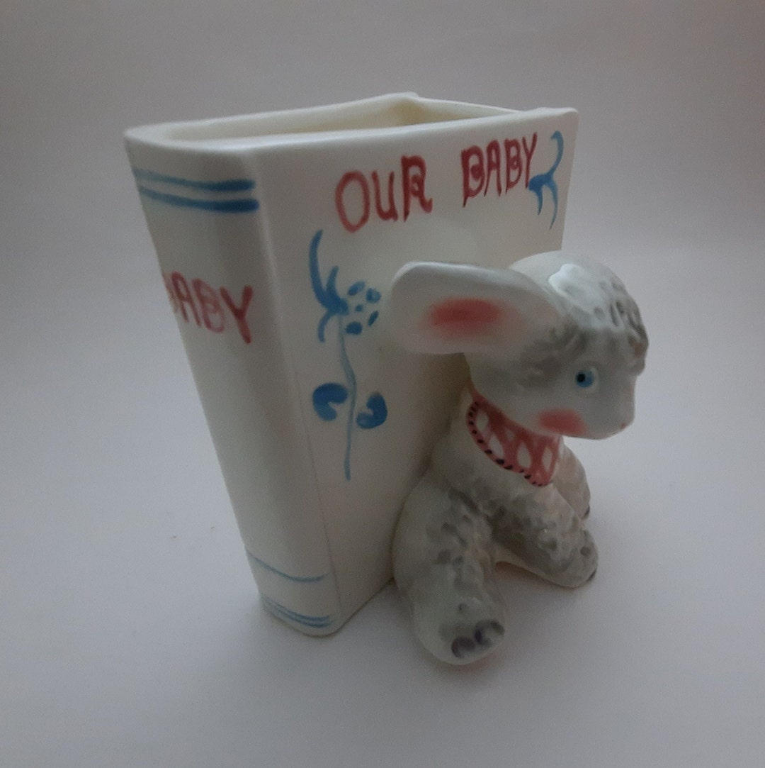 Our Baby Ceramic Napco Planter for Nursery - Etsy