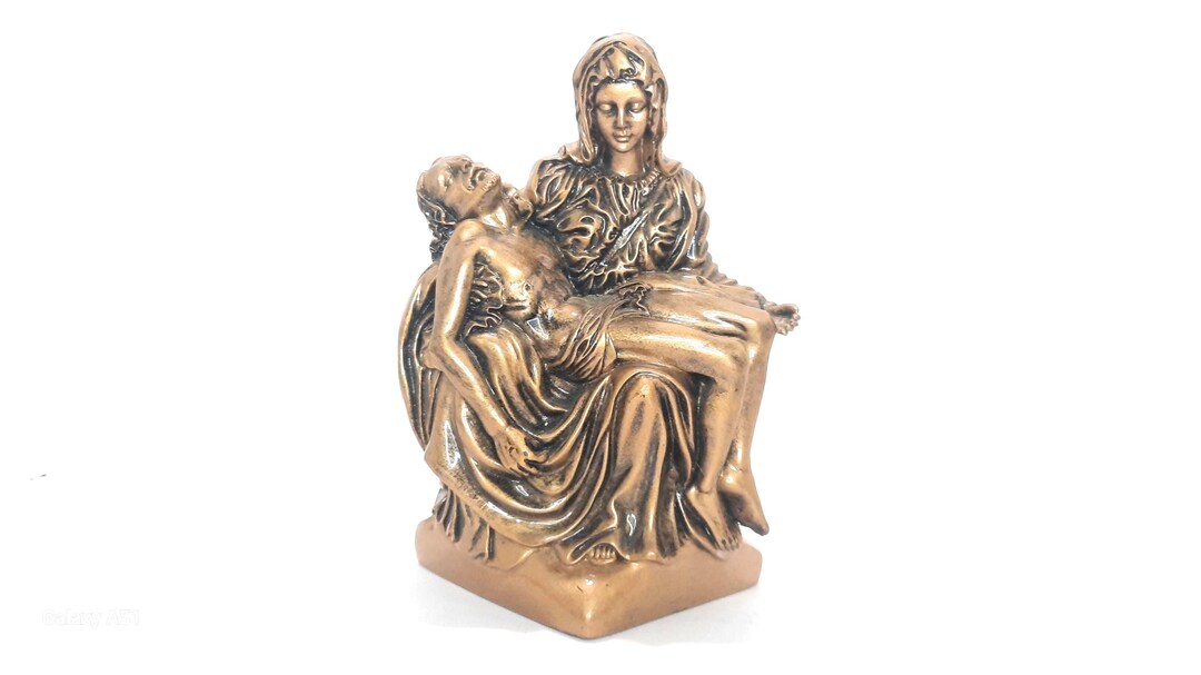Vintage Mary and Jesus Statue Figure Life Symbols Pieta Hand Painted - Etsy