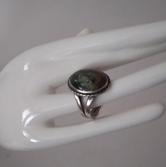 Sterling Silver Agate Ring 925 - Gem