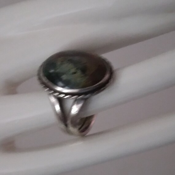 Sterling Silver Agate Ring 925 - Gem