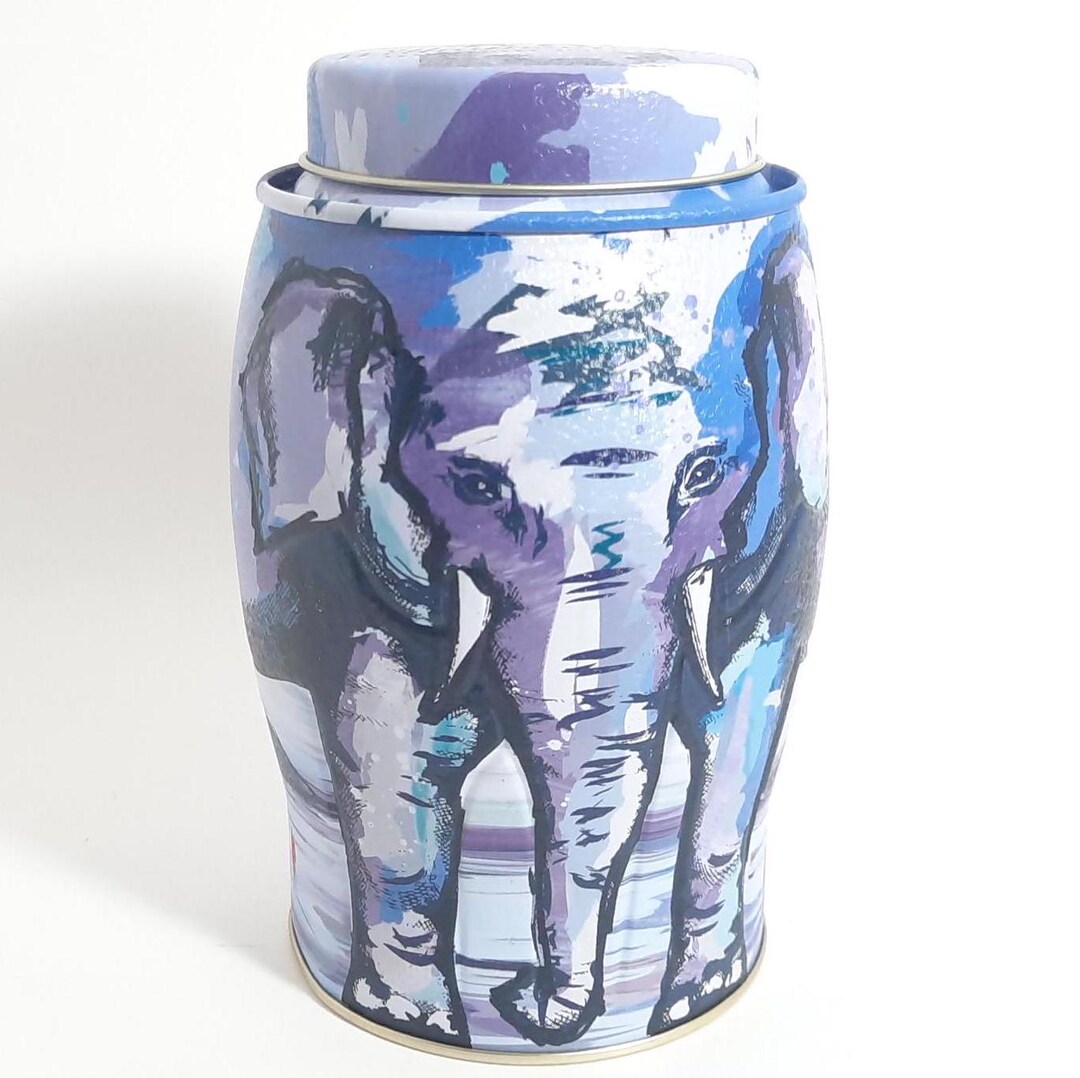 Williamson Tea Tin Elephant Container - Etsy