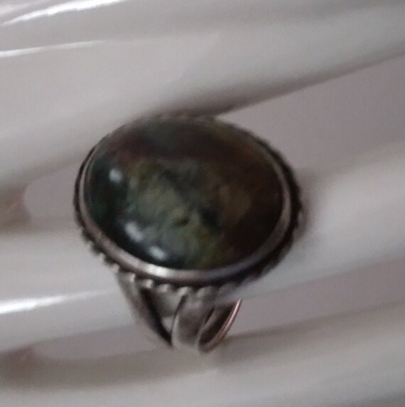 Sterling Silver Agate Ring 925 - Gem