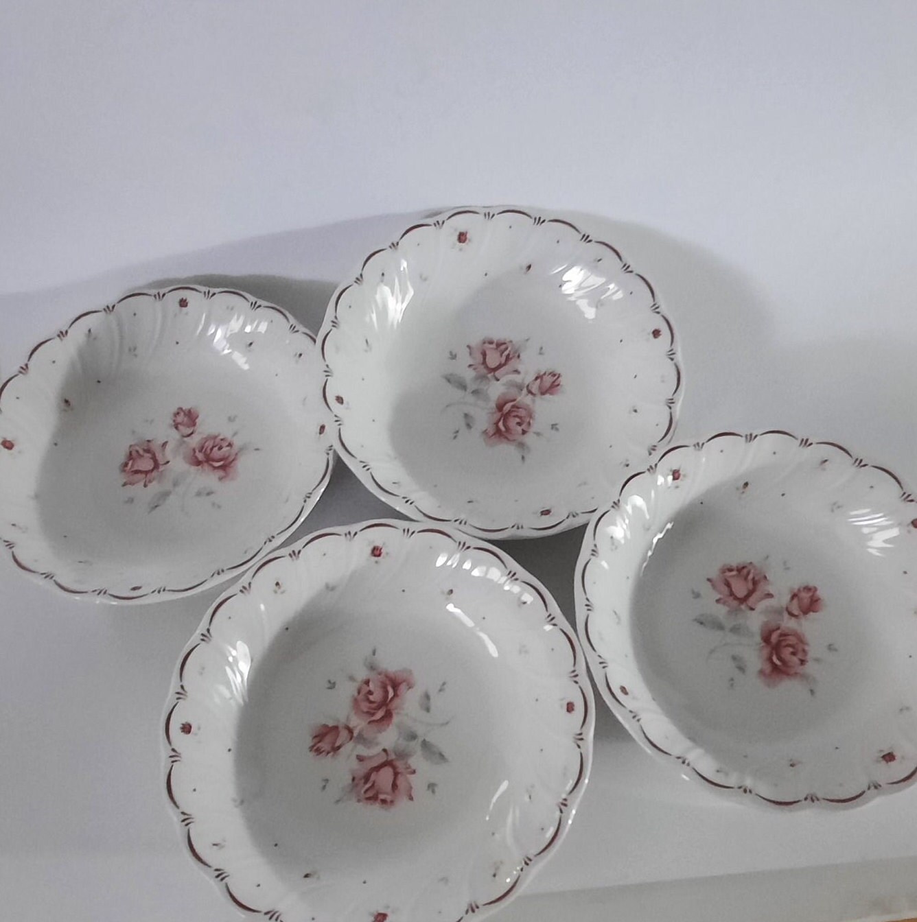 Vintage Nikko Pink Flower Dish Plate - Etsy