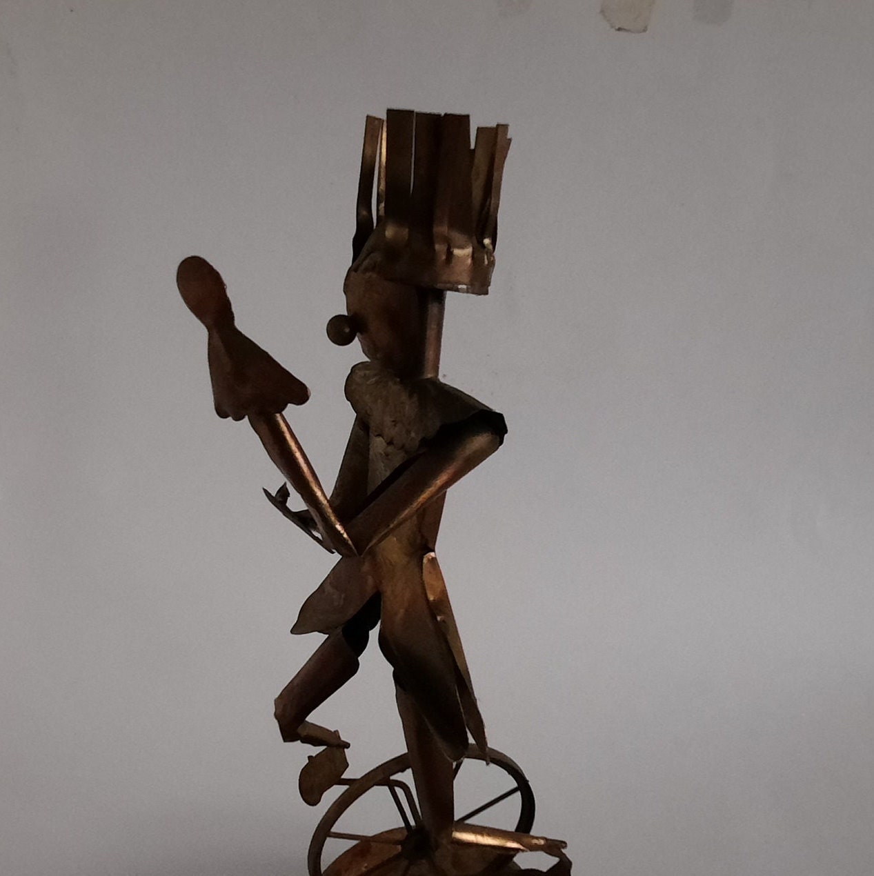 Sankyo Metal Brass Color Musical Clown on A Unicycle - Etsy
