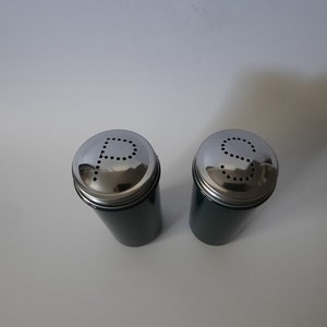 Acrylic/stainless Salt and Pepper Set Green - Etsy