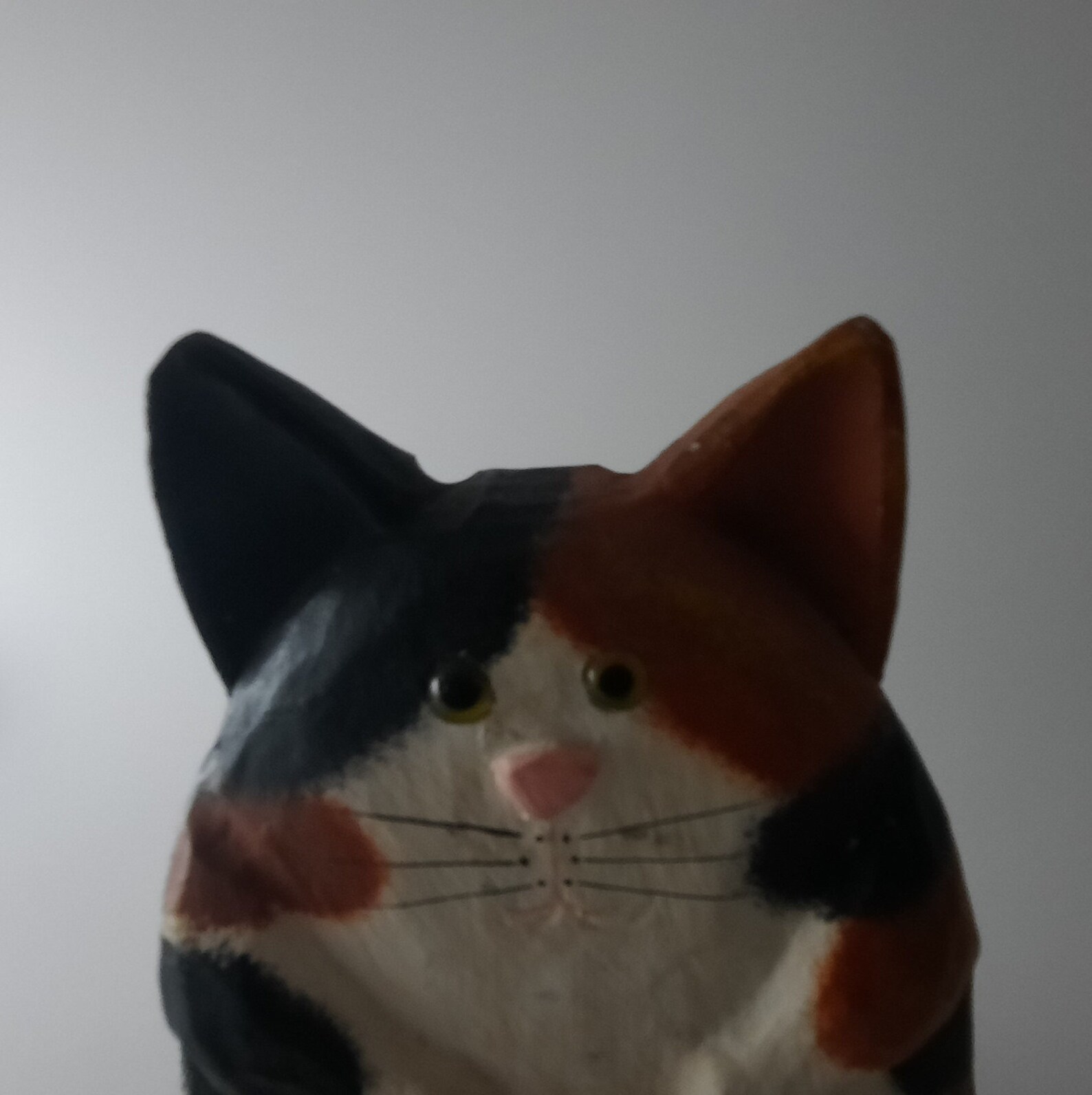 James Haddon Wooden Whimsical Black and Brown Cat Handcrafted - Etsy