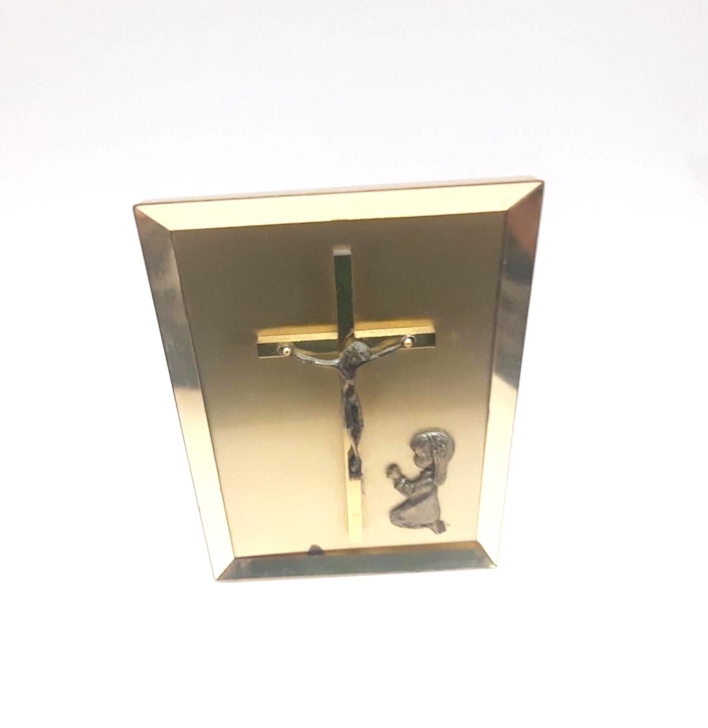 Religious Child Praying on Jesus Cross - Etsy